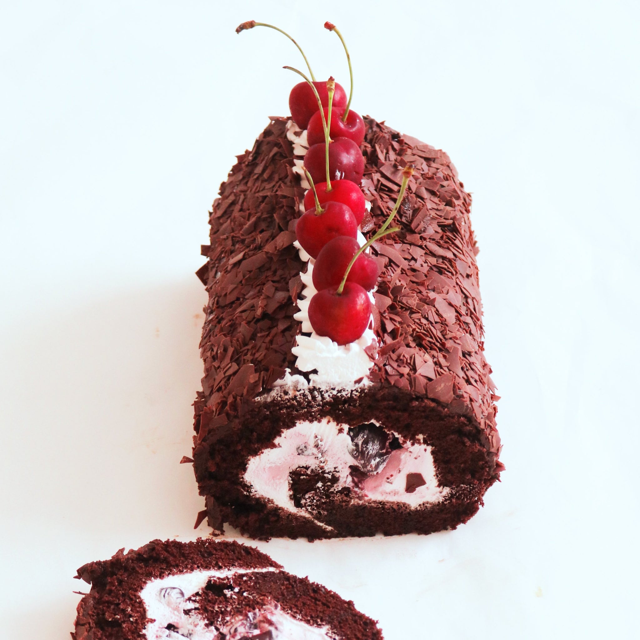 CHOCOLATE CHERRY ROLL – Chalk Farm